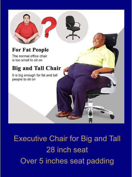 Big Man Executive Chairs and Gaming Chairs for the Big & Tall | Big Man ...