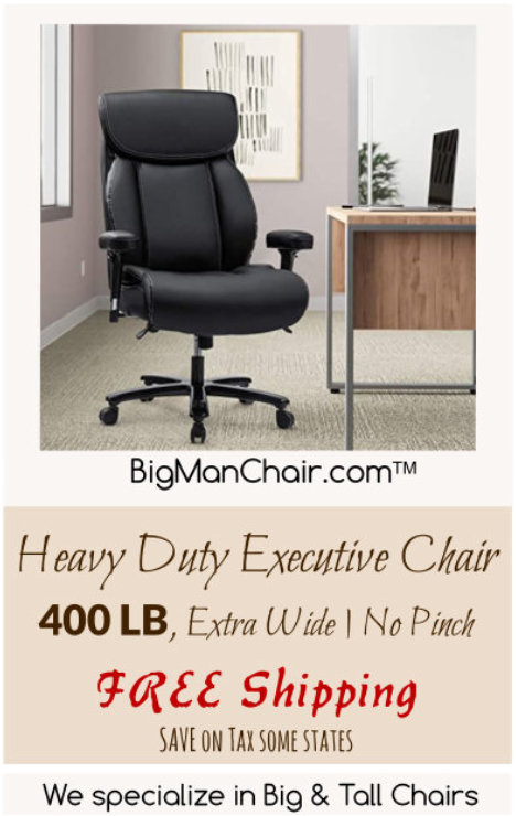 Big Man Executive Chairs and Gaming Chairs for the Big & Tall | Big Man ...