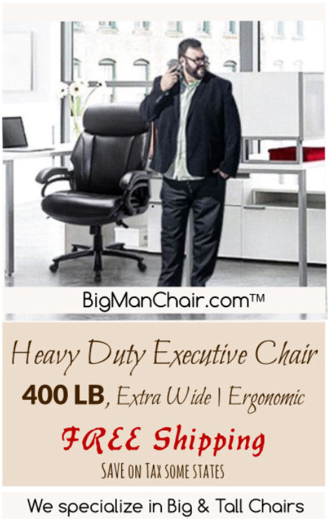 Big Man Executive Chairs and Gaming Chairs for the Big & Tall | Big Man ...