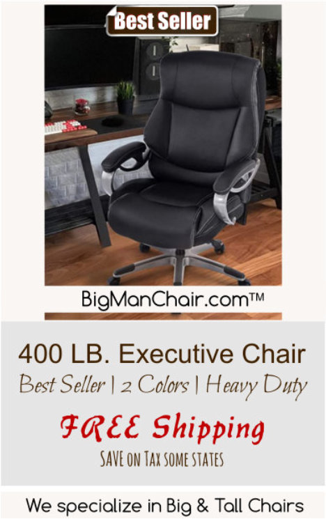 Big Man Executive Chairs and Gaming Chairs for the Big & Tall | Big Man ...