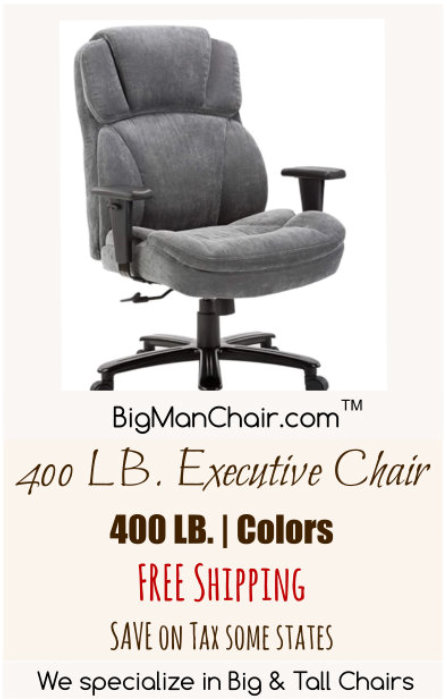 Big Man Executive Chairs and Gaming Chairs for the Big & Tall | Big Man ...